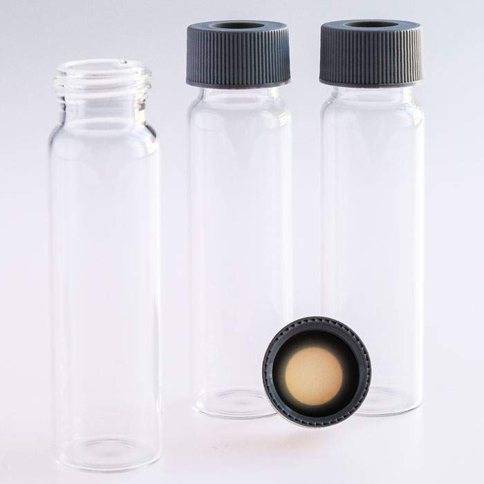 Product: 40 mL Headspace Convenience Kit - Clear Glass Vial with Open ...